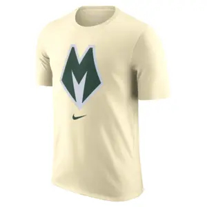 Nike Milwaukee Bucks Essential City Edition Nba T-shirt - Brown