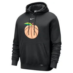 Nike Atlanta Hawks City Edition Club Hoodie - Black