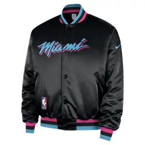 Nike Miami Heat City Edition Nba Premium Jacket - Black