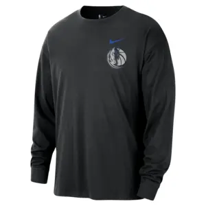 Nike Dallas Mavericks Essential City Edition Nba Long-sleeve T-shirt - Black