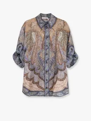 Zimmermann Wanderlust Silk Shirt - Multicolor