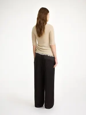 BY MALENE BIRGER Cymbaria High-waist Trousers - Black