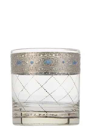 CULVER Sorrento Motif Glassware Set - Blue