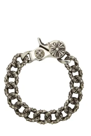 CHROME HEARTS Chrome Hearts Sterling Silver Fancy Link Bracelet