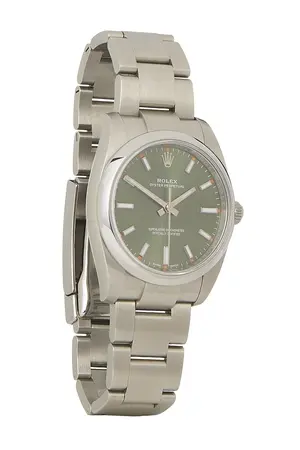 Rolex Stainless Steel Oyster Perpetual 34mm - Green