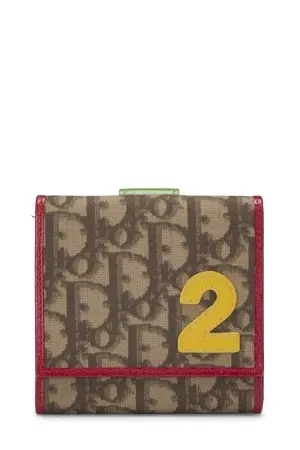 Dior Rasta Coated Canvas Wallet - Brown