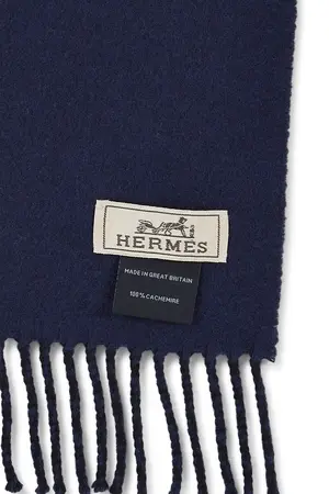 Hermès Blue Recto-verso Scarf