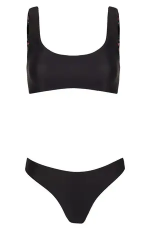 MAAJI Midnight Dazzle Reversible Bikini Top - Black
