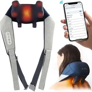 MIKO Wave Neck And Back Massager With App Control - Blue