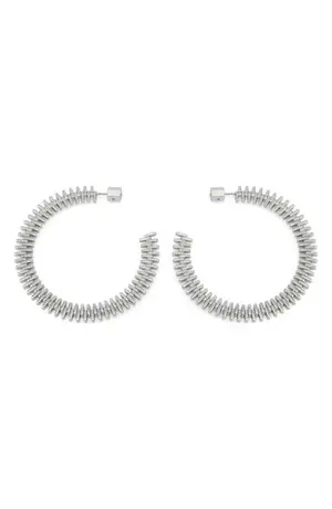 ALLSAINTS Zipper Hoop Earrings