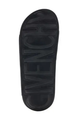 Givenchy Label Slide Sandal - Black