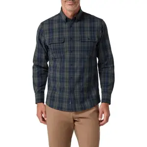 Mizzen+main Upstate Plaid Flannel Button-down Shirt