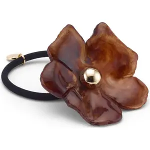 LELET NY Medium Eden Resin Cuff Ponytail Holder - Tortoise