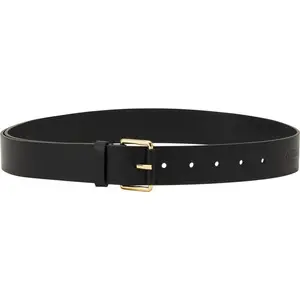 LANVIN Compagnon Large Leather Belt