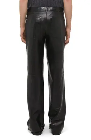 Helmut Lang Bonde Leather Utility Pants