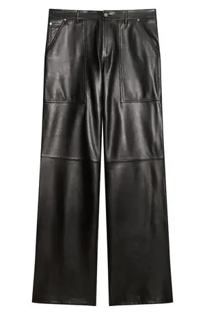 Helmut Lang Bonde Leather Utility Pants
