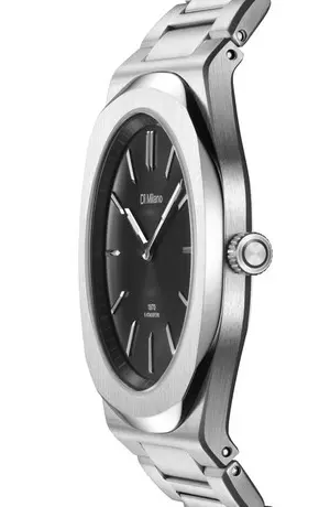D1 MILANO Ultra Thin Bracelet Watch - Black