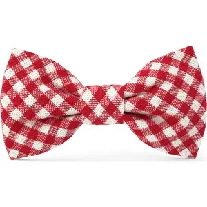 THE FOGGY DOG Gingham Dog Bow Tie