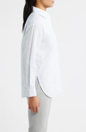 Anne Klein Striped Woven Shirt
