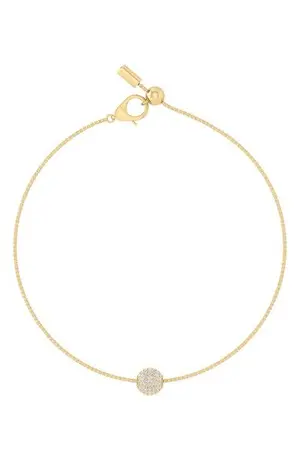 DEAN DAVIDSON Giselle Pavé Pendant Necklace - White Topaz/gold