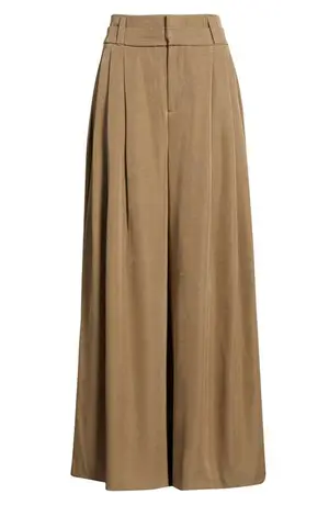 Wit & Wisdom Skyrise Triple Pleat Palazzo Pants - Cinder