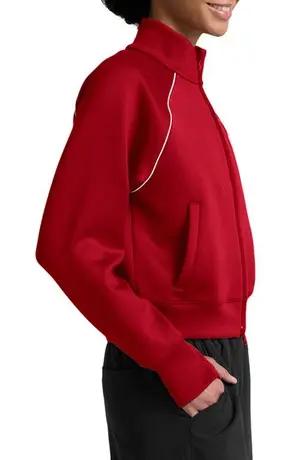 Beyond Yoga Piping Detail Bomber Jacket