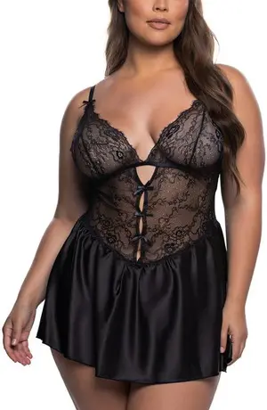 ROMA CONFIDENTIAL Paradise Dream Chemise - Black