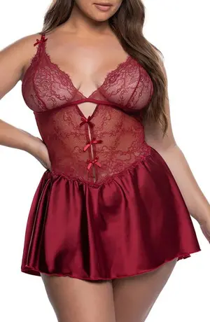 ROMA CONFIDENTIAL Paradise Dream Chemise - Wine