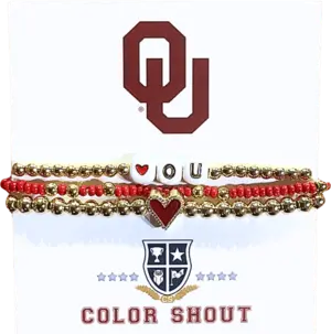 COLOR SHOUT Oklahoma Bracelet Stack - Yellow Gold
