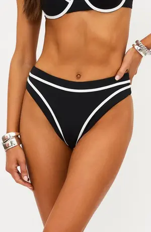 Beach Riot Jemma Bikini Bottom - Bandana Black