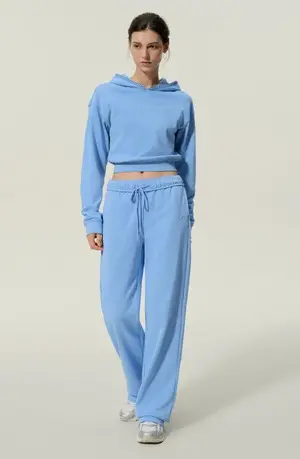 Lilysilk Seamflow Stride Sweatpants - Lagoon Blue