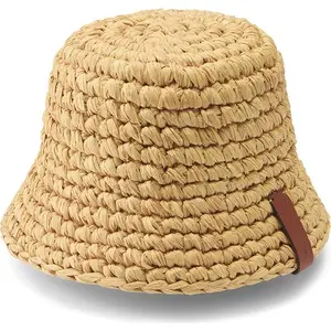 Helen Kaminski Anya Raffia Bucket Hat - Natural