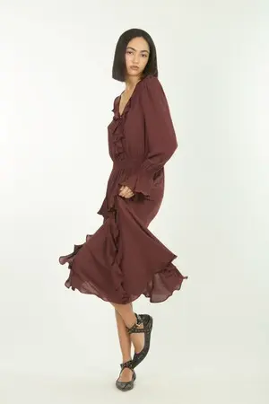 SECRET PON-PON Warby Dress - Mulberry