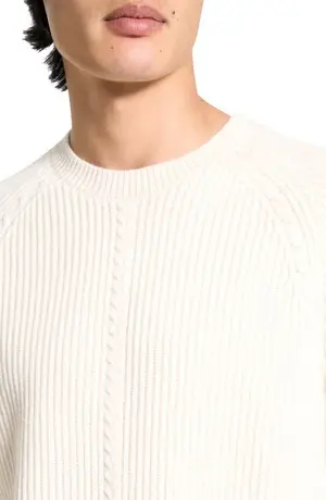 Theory Wool & Cashmere Crewneck Sweater