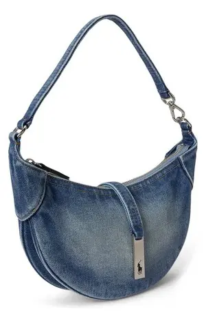 Polo Ralph Lauren Polo Id Denim Shoulder Bag