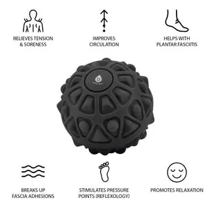 PURSONIC Vibrating Massage Balldeep Tissue Relief At Your Fingertips