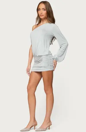 EDIKTED Athelia One-shoulder Minidress