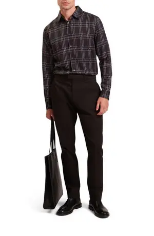Ted Baker London Lirra Regular Fit Geometric Print Button-up Shirt
