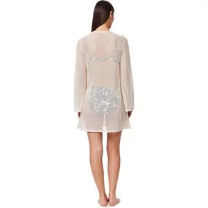 GOTTEX Plantopia Crochet Mini Dress Cover-up