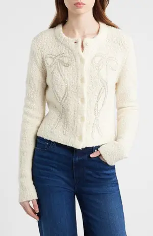 Loveshackfancy Embellished Cardigans For Women