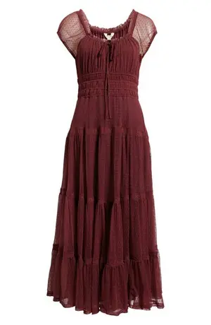 Lucky Brand Tulle Maxi Dress