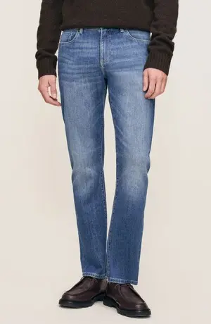 DL1961 Relaxed Straight-leg Jeans - Sea Harbor