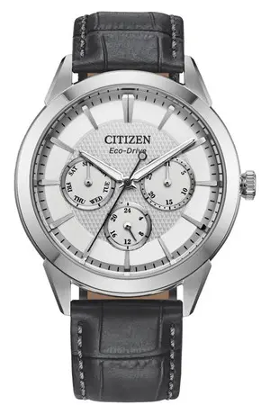 Citizen Eco-drive Leather Strap Watch