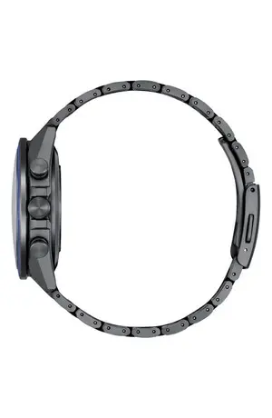 Citizen Attesa Satellite Wave Gps Gmt Bracelet Watch - Gray/blue