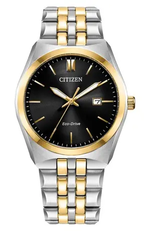 Citizen Corso Eco-drive Bracelet Watch - Black/two-tone