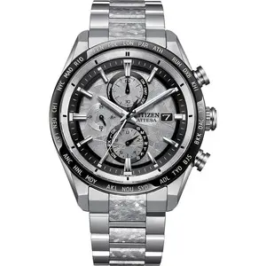 Citizen Attesa Worldtime Automatic Chronograph Bracelet Watch - Silverone