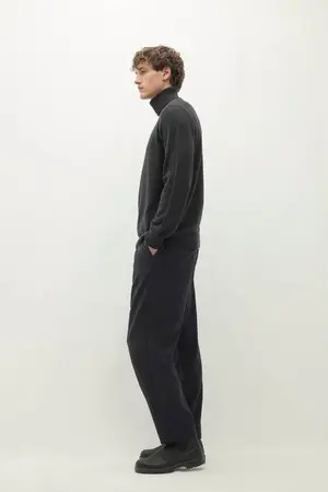 Naked Cashmere Nicholo Cashmere Turtleneck - Charcoal