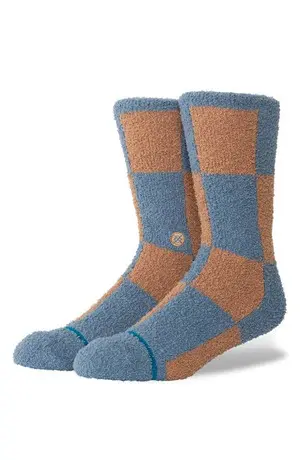 Stance Patchwork Crew Socks - Seablue