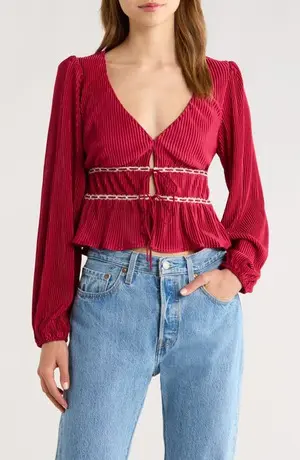 All In Favor Lace Blouses