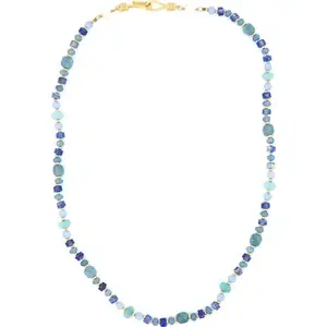 PANACEA Beaded Necklace - Blue